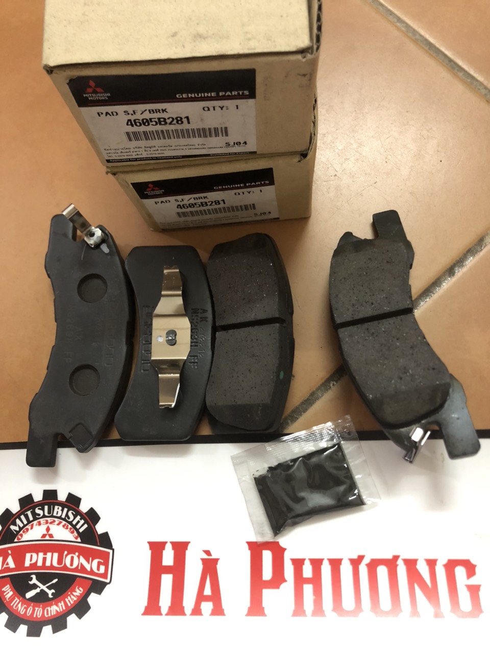 má phanh trước, bố thắng trước xe mitsubishi attrage, mirage hàng xịn ...