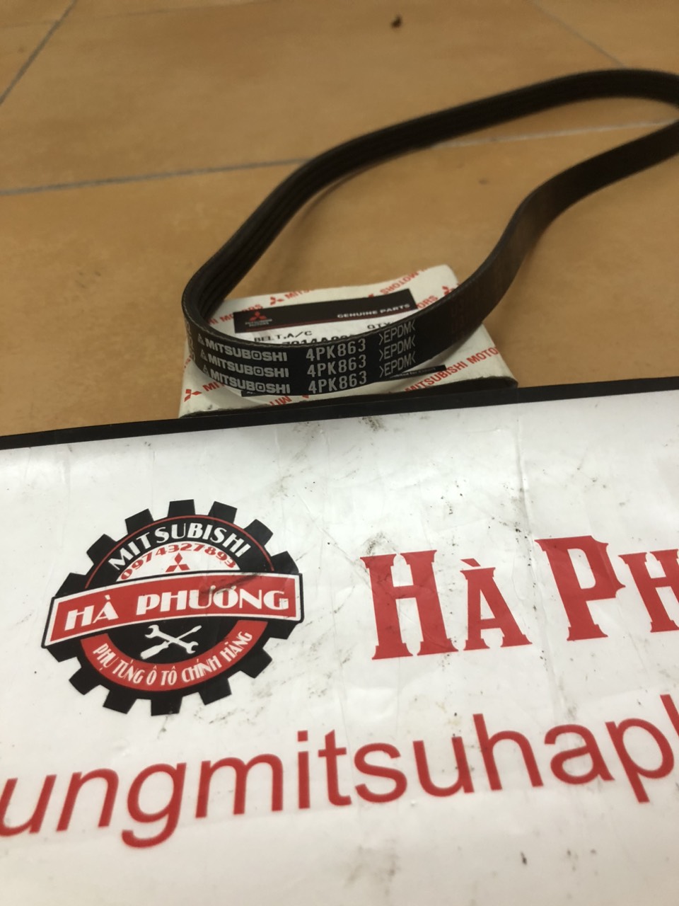 dây curoa điều hòa xe mitsubishi triton 2015 - 2018 hàng xịn chính hãng ...